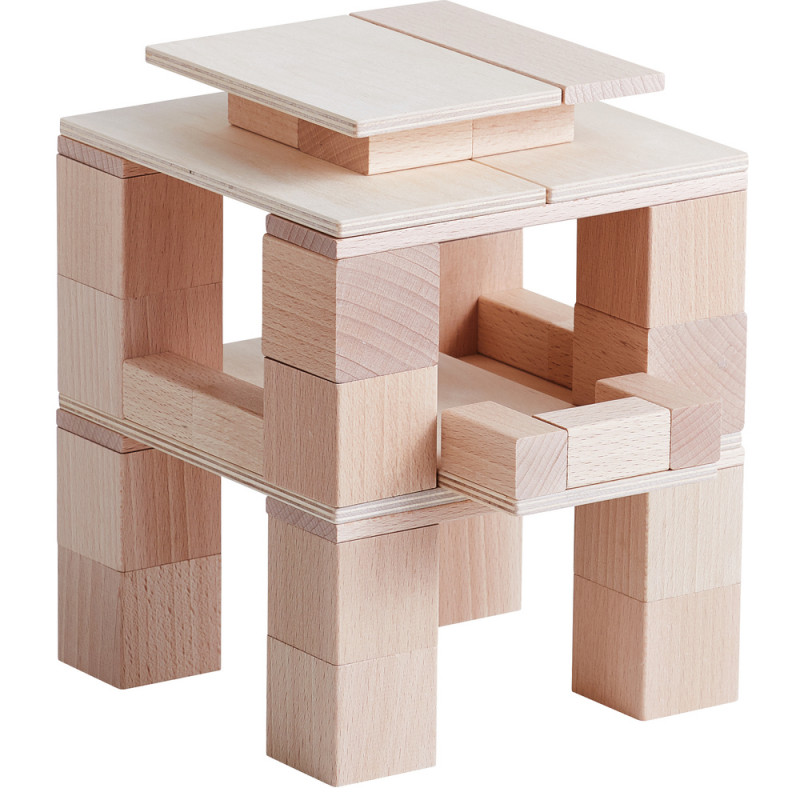 Ensemble de Blocs de Construction bois - Haba - Tropfastoche.com Ensemble de Blocs de Construction bois - Haba - Tropfastoche.com